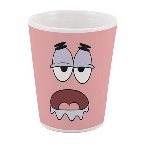 Spongebob Quadrate Patrick Drool Face Fact Glas Glass Paramount Shop