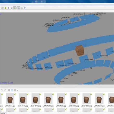 Interfaz De Agisoft Photoscan En El Procesado Del «vaso De Los
