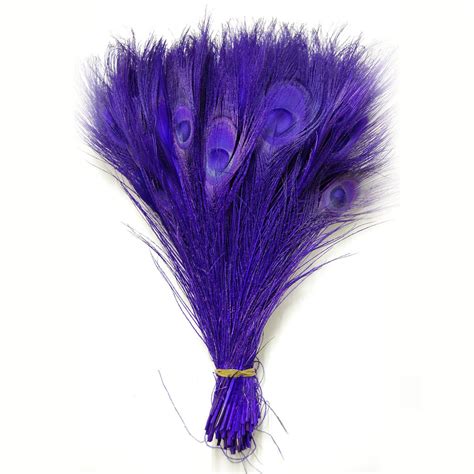Peacock Tails Bleached 10 12 Eskay Feathers