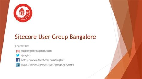 Sitecore User Group Bangalore Introduction Ppt