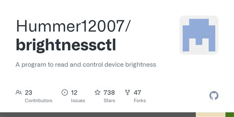 Github Hummer12007brightnessctl A Program To Read And Control