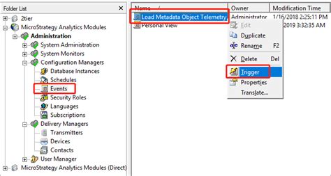Trigger The Initial Load Of Object Telemetry