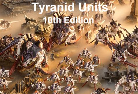 Create A Tyranids Units 10th Edition Tier List TierMaker