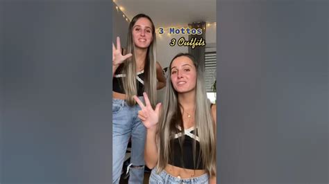 3 Mottos 3 Outfits Lesotwins 👯‍♀️ Youtube