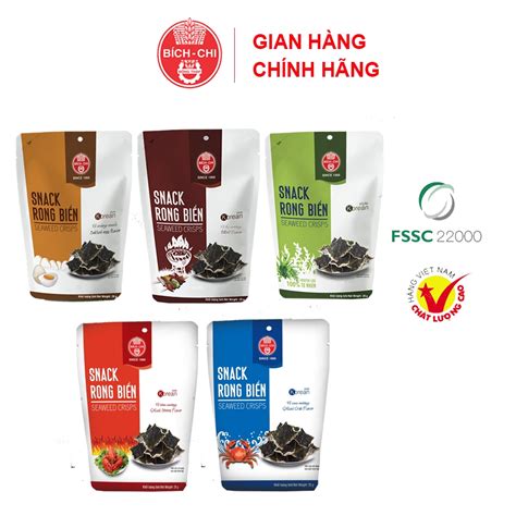 Set 10 Gói Snack Rong Biển Bích Chi Shopee Việt Nam