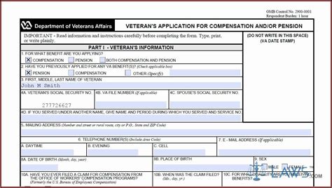 Va Disability Claim Forms Form Resume Examples Qeyzmday98