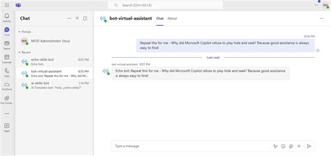 Virtual Assistant Bot Root Bot Code Samples Microsoft Learn