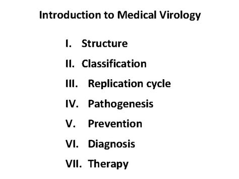 Viral Structure Classification And Replication Deborah E Sullivan