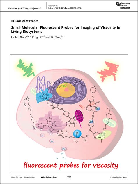 Frontispiece Small Molecular Fluorescent Probes For Imaging Of