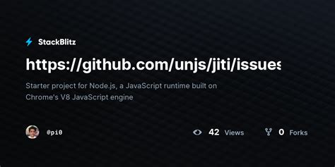 Https Github Unjs Jiti Issues Stackblitz