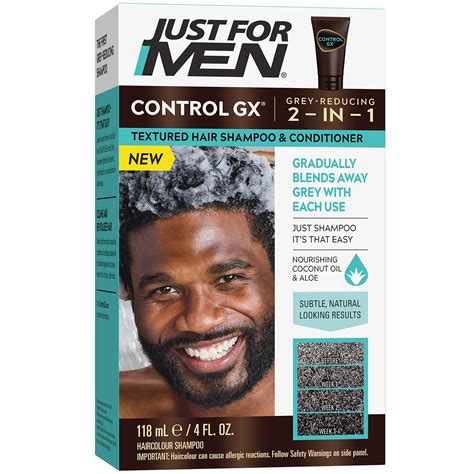 Just For Men Control Gx Grey Reducing Shampoo For Textured Hair