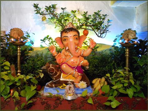 Eco Friendly Ganpati Decoration Ideas For Home
