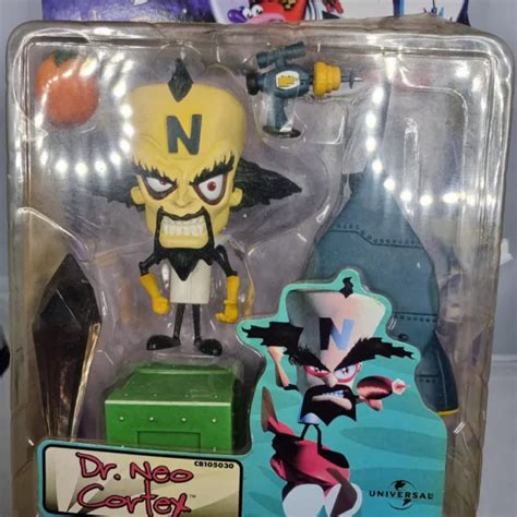 Bnib 1998 Resaurus Crash Bandicoot Dr Neo Cortex Action Figure Toy Doll £299 99 Picclick Uk