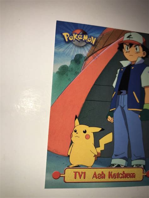 Mavin Topps Pokemon Tv Animation Edition Blue Logo Tv1 Ash Ketchum Card