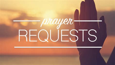 Prayer Requests Bethlehem Lutheran Church