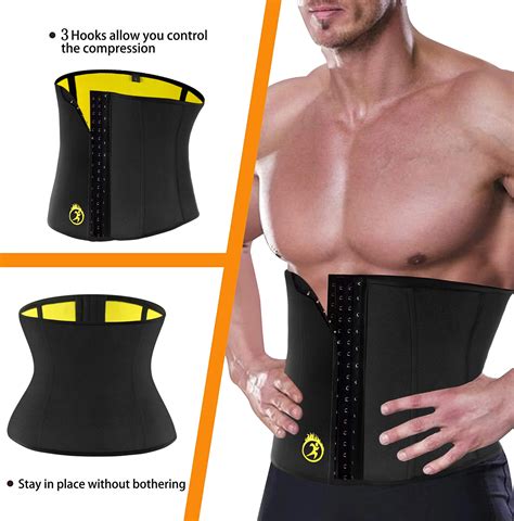 NINGMI неопреновый мужской корректирующий корсет для талии Cincher ...