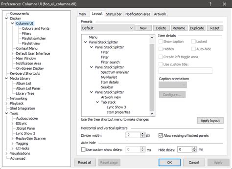 my wip very simple foobar layout with explanation r foobar2000