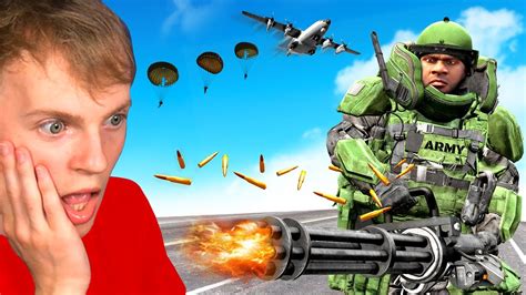 I Became The Army Juggernaut In Gta 5 Youtube