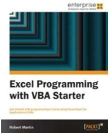 Excel Programming With VBA Starter Vnconsultant S Blog