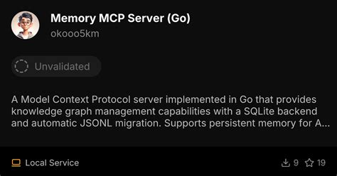 Memory Mcp Server Go Mcp Servers · Lobehub