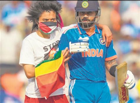 Australian Fan Breaches Security To Meet Virat Kohli In Cwc Final