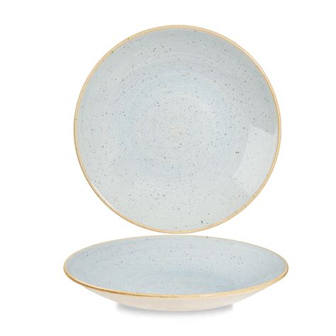 Churchill Stonecast Duck Egg Blue Deep Coupe Plate Cm