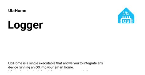 Logger Ubihome