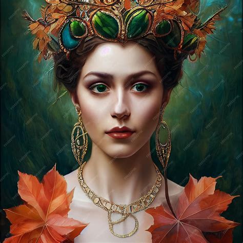 Premium Photo Portrait Of Beautiful Lady