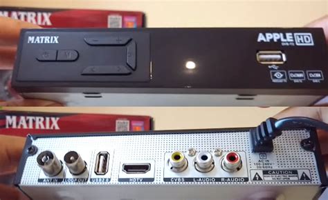 STB Decoder Matrix Apple HD DVB T Versi Terbaru Paling Keren Harga Terjangkau CARA MUDAH