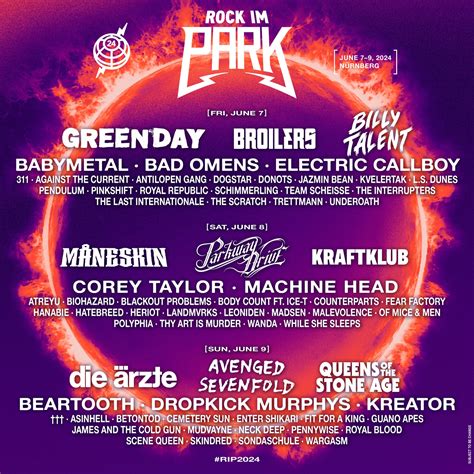 In The Park 2024 Lineup Cymbre Arlinda