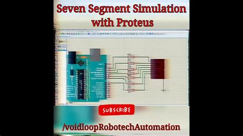 Seven Segment Simulation With Proteus Demo Shorts Youtube