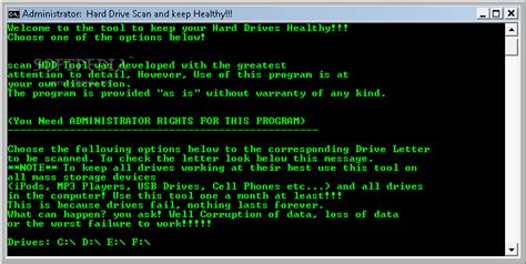 Scan HDD Download Softpedia