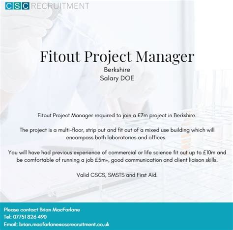 Csc Recruitment Compton Skinner Consulting Ltd On Linkedin Pm