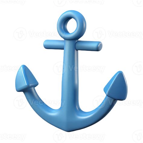 Standout Abstract Minimal Outline Of An Anchor Clean Lines Flat Color Scalable Design High