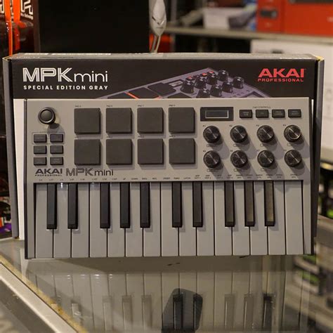 MPK Mini MK III Limited Edition Gray 25 Key Keyboard Controller Used