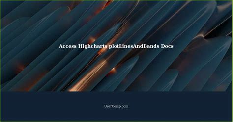 How To Access Highcharts Plotlinesandbands Documentation