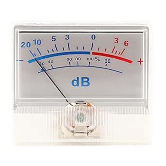 Db To Db Analog Sound Level Indicator Dial Type Audio Level Meter Speaker VU Meter Head