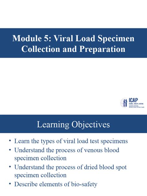 Module 5 Viral Load Specimen Collection Preparation Final Pdf