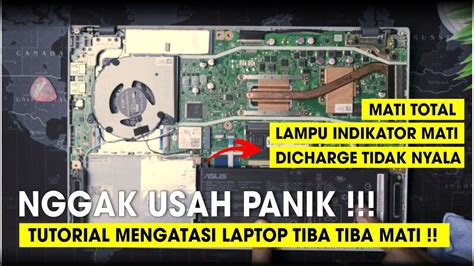 Laptop Asus Mati Total Lampu Indikator Tidak Menyala Homecare24
