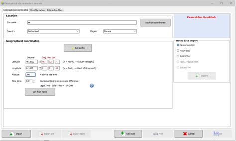 Facing Issue In Fetching Meteonorm Data Pvsyst 722 Problems Bugs