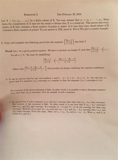 solved let x {x 1 x 2 x n} be a finite subset of