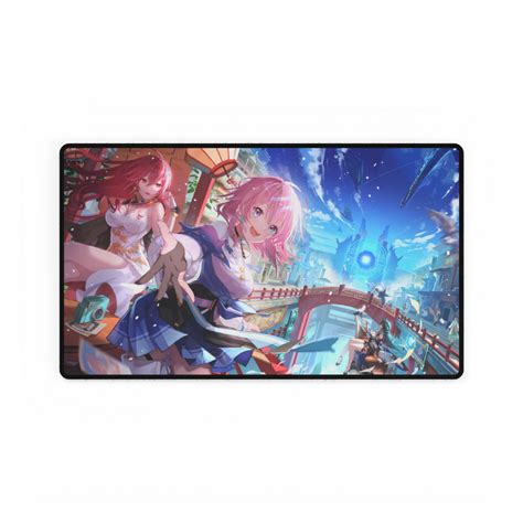 Honkai Star Rail Mousepad Anime Large Desk Mat Himeko Honkai Star
