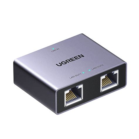 Ugreen 1 To 2 Gigabit Ethernet Splitter 1000mbps Lan Network Adapter Tachyon Tech