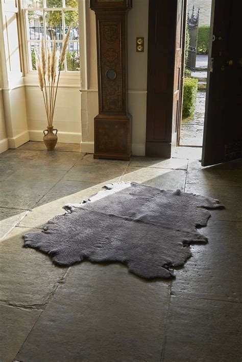 Sheepskin Rug Swedish Taupe Brown Quad By Owen Barry Owen Barry