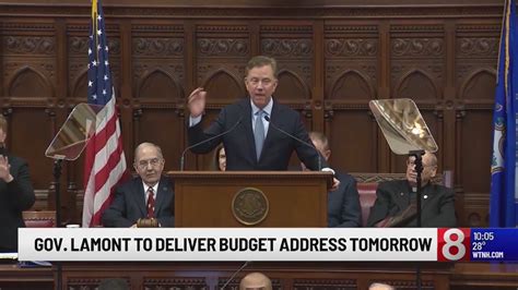 Governor Lamont To Deliver First State Budget Address