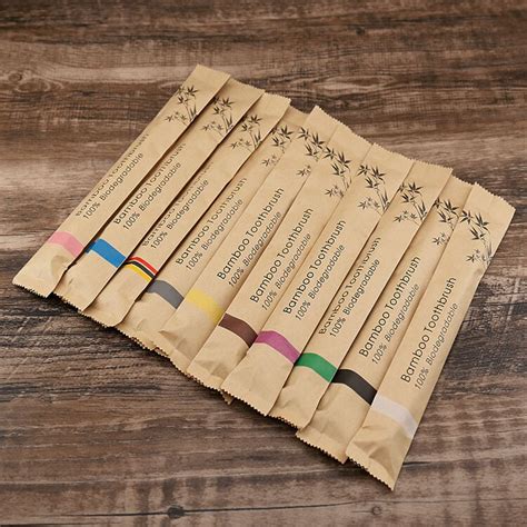 50100 Stuks Bamboe Tandenborstels Draagbare Eco V Grandado