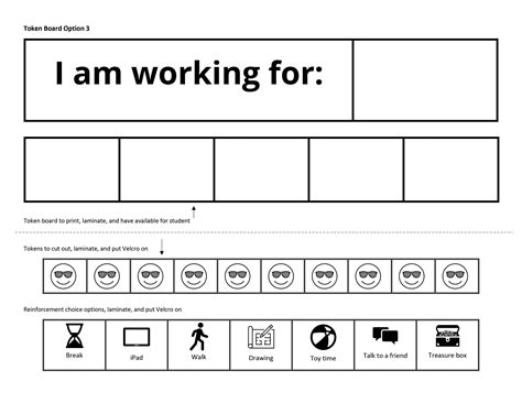 Free Token Board Template All Free Printables