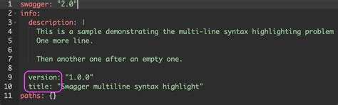 Multiline Description Formatting Beyond Its Scope · Issue 2828