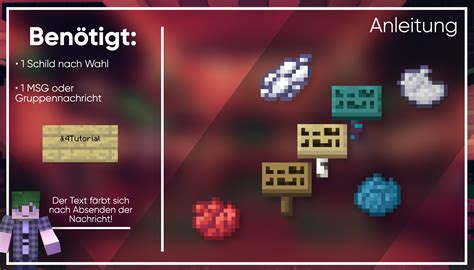 Farbcodes Minecraft Leben Server