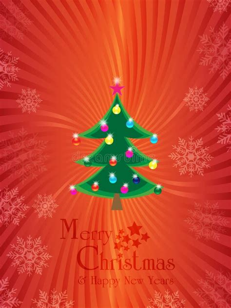 Feliz Natal Anos Novos Felizes Do Fundo Ilustração do Vetor